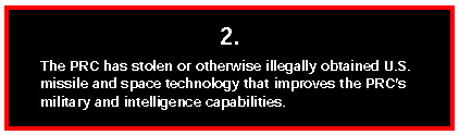U.S. NATIONAL SECURITY AND THE PEOPLE'S REPUBLIC OF CHINA -- OVERVIEW