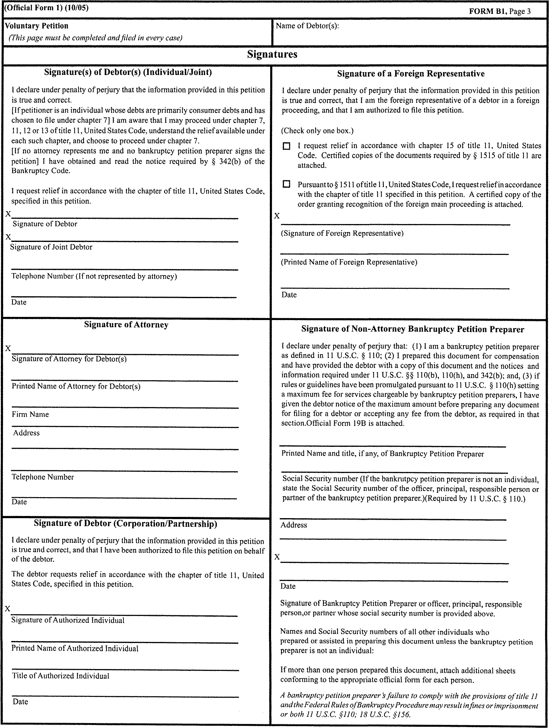 U.S.C. Title 11 - BANKRUPTCY